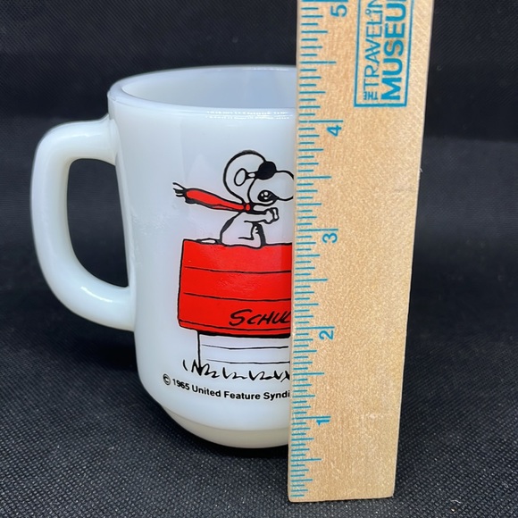 Fire King | Dining | Rare Collectible Fire King Red Baron Snoopy Mug ...